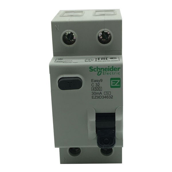 Cầu dao tự động Aptomat RCBO Schneider EZ9D34632 Easy9 RCBO, 1P+N, 32A, 4.5kA, 30mA | Shopee ...