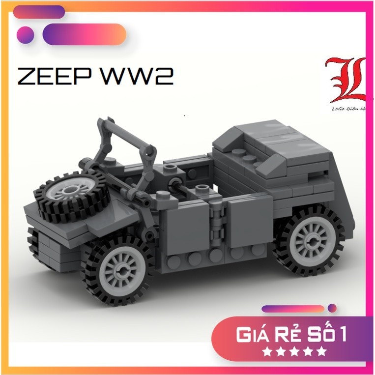 Đồ chơi lắp ráp Xe zeep chở lính world war 2 | Shopee Việt Nam