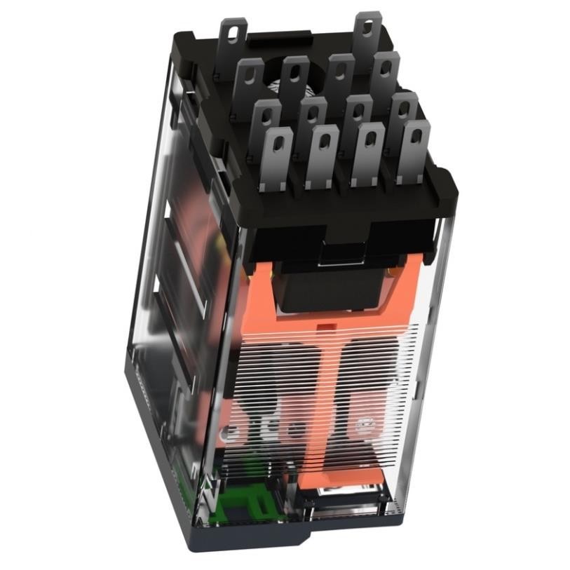 Relay trung gian RXM4LB2BD Schneider - 24VDC - loại 4 Poles (14 chân ...