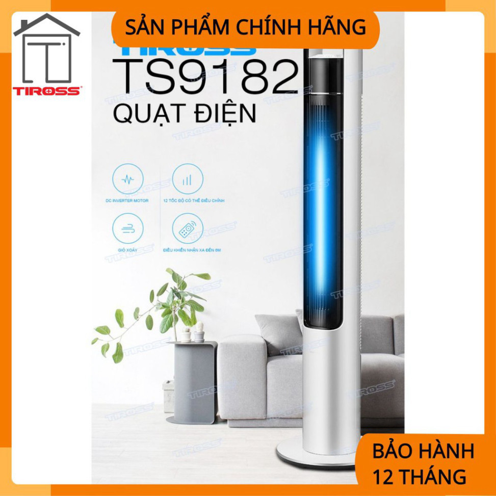 [Tiross - Việt Nam] Quạt tháp có điều khiển Tiross TS9182, Hàng chính ...
