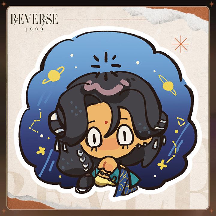 [Reverse 1999] Sticker Chibi Kaalaa Baunaa, Shamane, Kanjira và Matilda ...