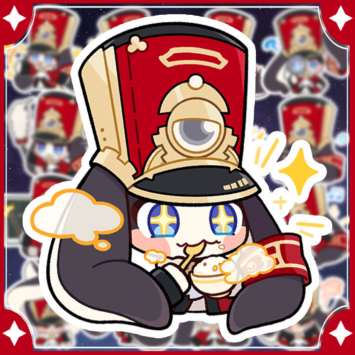 [Honkai Star Rail] Sticker Pom-Pom - Hình dán chibi pom pom ( set 16 ...