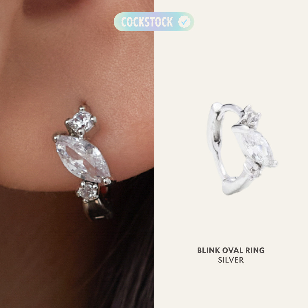 Khuyên vòng mini màu bạc - SILVER HOOP EARRING COLLECTION 1 COCKSTOCK ...