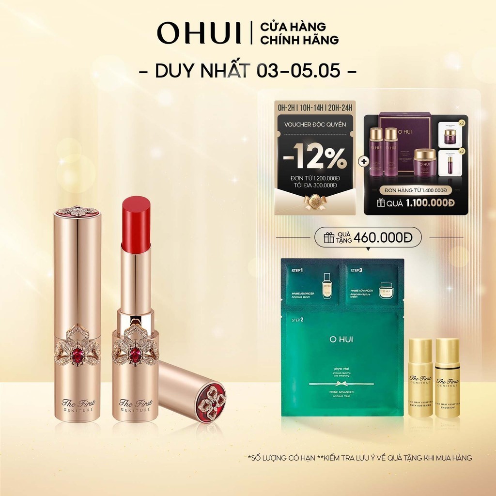 Son dưỡng môi cao cấp chống lão hóa OHUI The First Lip Balm 3.2G | Shopee Việt Nam
