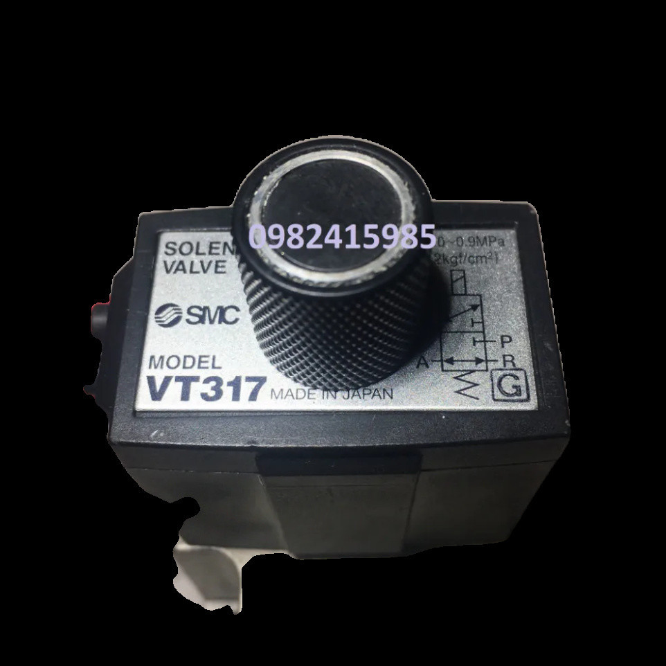 ATS_Van điện từ VT317 SMC van 3/2 (Điện 24V chân ren 13mm) | Shopee ...