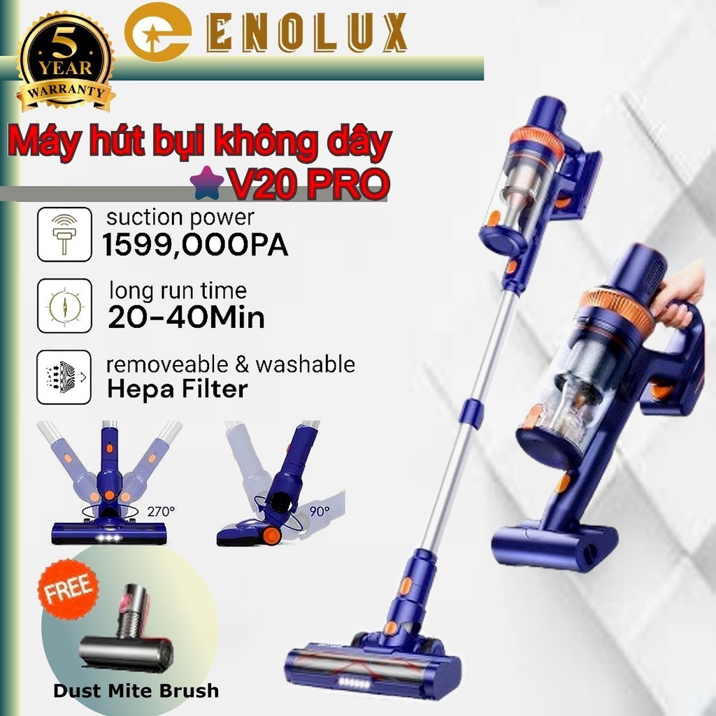 Máy hút bụi không dây V20 PRO / Wireless Vacuum V20 PRO FREE Vacuum ...