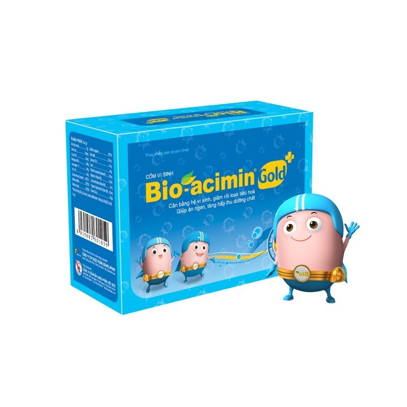 Cốm vi sinh BIO-ACIMIN GOLD hỗ trợ trẻ ăn ngon, bổ sung vi chất và amin ...