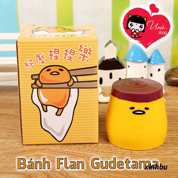 Bánh Flan - Pudding Gudetama (Tròn)-h78 | Shopee Việt Nam