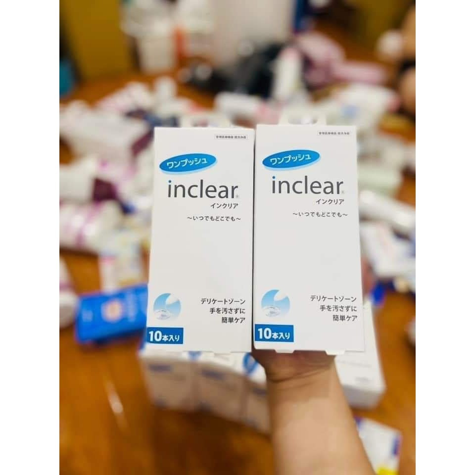 Dung dịch vệ sinh phụ nữ Inclear Nhật - hộp 10 cây | Shopee Việt Nam