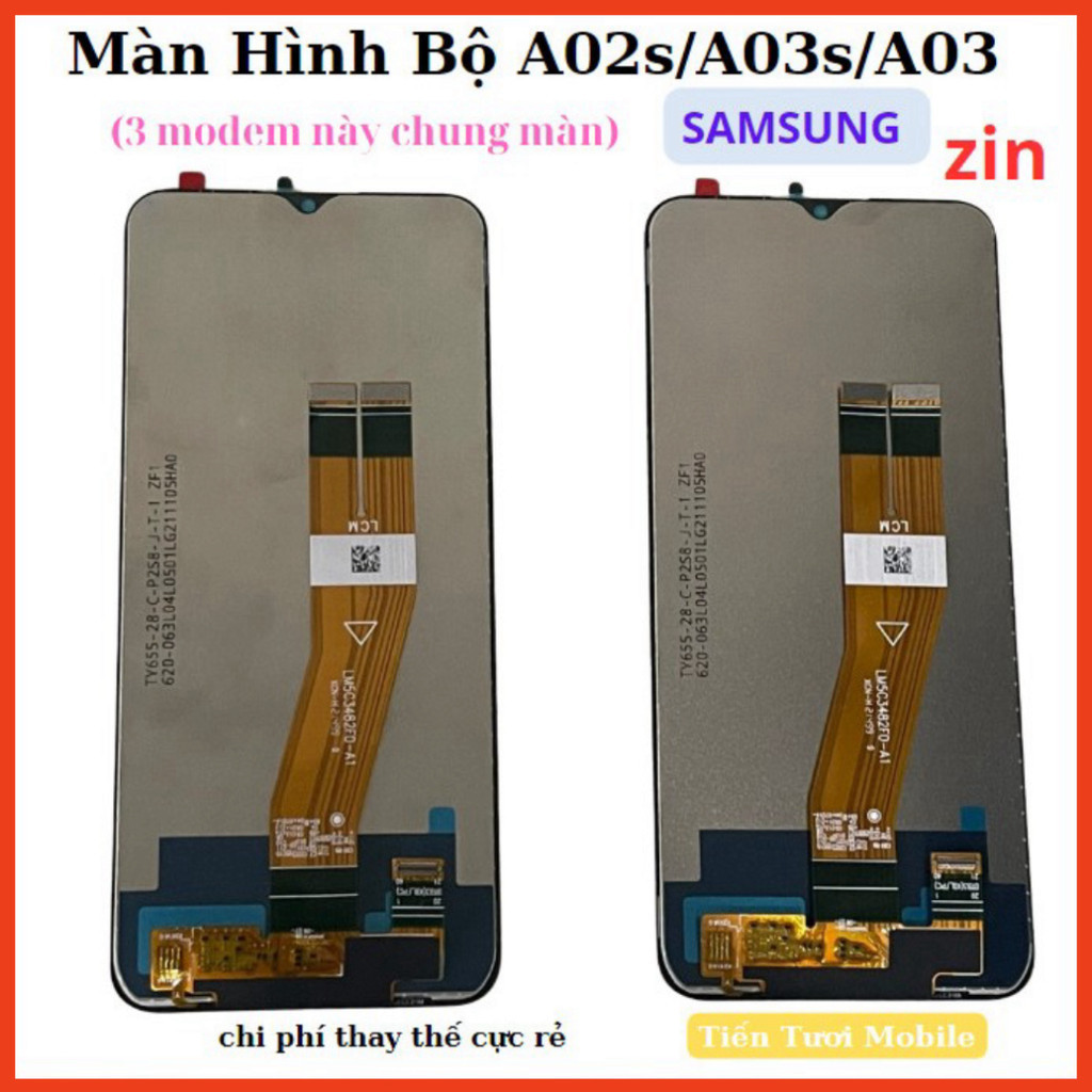 Màn hình bộ a02s,a03s,a03 sam sung,dùng để thay thế khi màn bị vỡ,hỏng ...