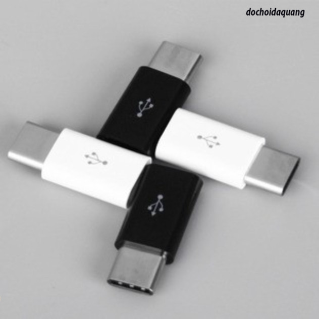 Đầu chuyển đổi từ cổng micro USB sang giắc cắm Type-C dùng để chuyển cổng bao da bàn phím cho ...