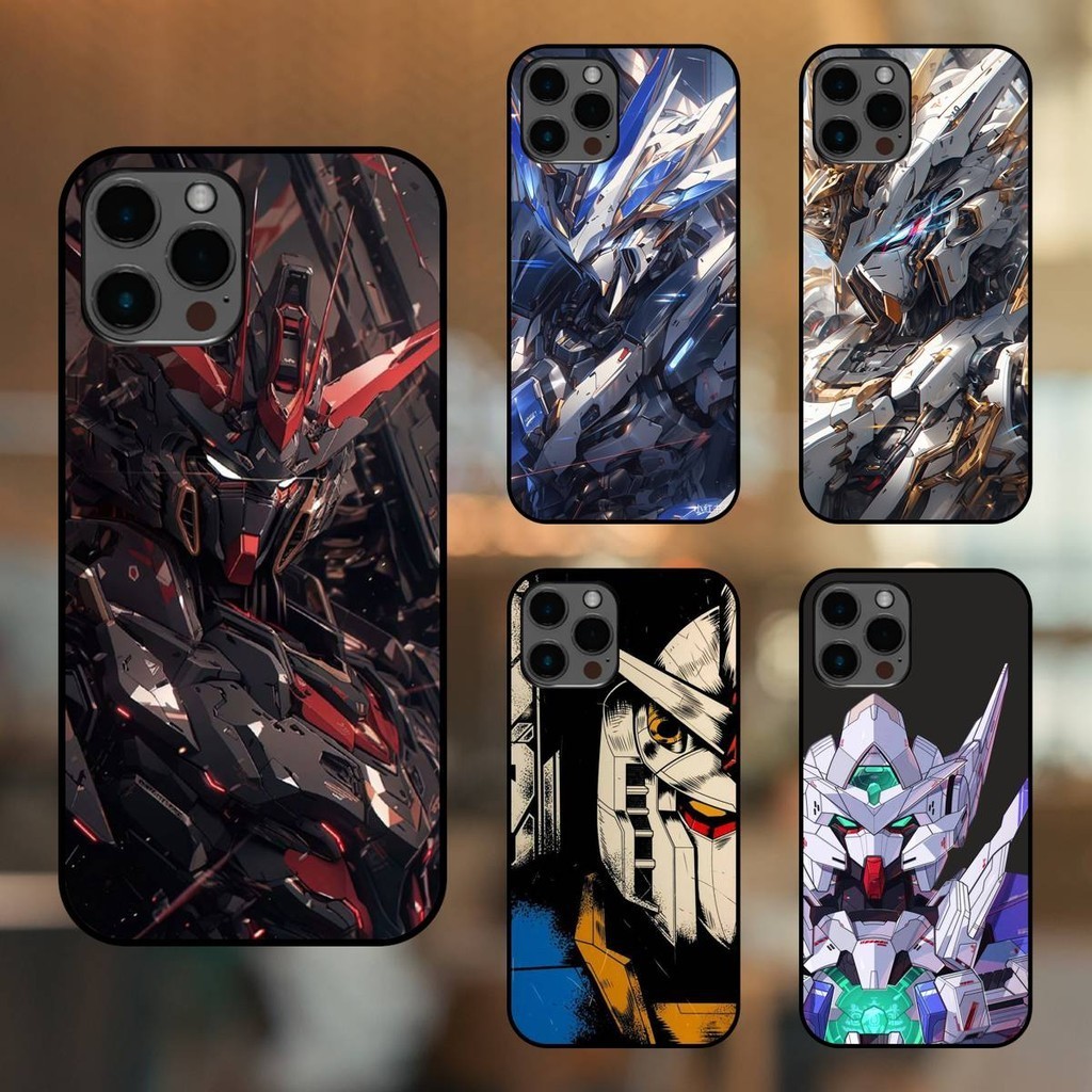 Ốp lưng điện thoại iPhone 12 Pro Max viền đen Robot GUNDAM Siêu Ngầu ...