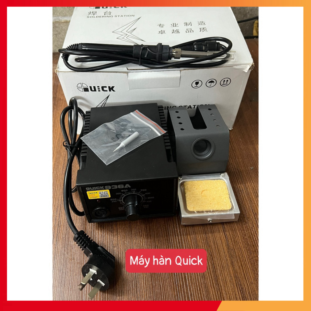 Máy hàn Quick 936A - Máy hàn nhiệt chính hãng Quick tem vàng ,dùng để ...