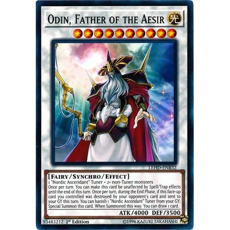 [ Bài Yugioh Chính Hãng ] Odin, Father of the Aesir - LEHD-ENB32 ...