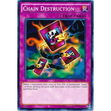 [ Bài Yugioh Chính Hãng ] Chain Destruction - YGLD-ENB38 - Common ...