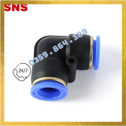 Cút nối nhanh khí nén SNS PV - Đầu nối góc khí nén SPV - Đồi nối vuông góc PV - Cút nối nhanh PV ...