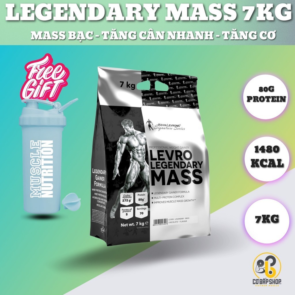 ( MASS BẠC Up Size 7Kg ) LEVRO LEGENDARY MASS - TĂNG CÂN NHANH - PHÁT ...