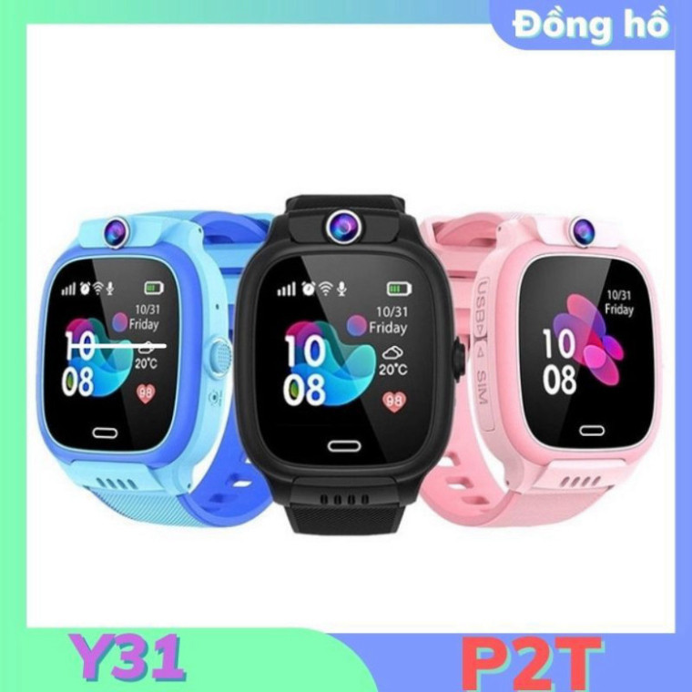 Đồng Hồ Thông Minh Trẻ Em Y31 Bản 2023 Hỗ Trợ Kháng Nước, Nghe Gọi, Định Vị. Lắp Sim Nghe Gọi ...