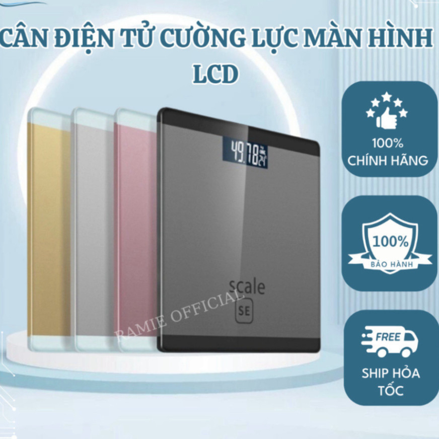 Cân sức khỏe điện tử chính hãng iScale SE 150kg màn hình LCD rõ nét ...
