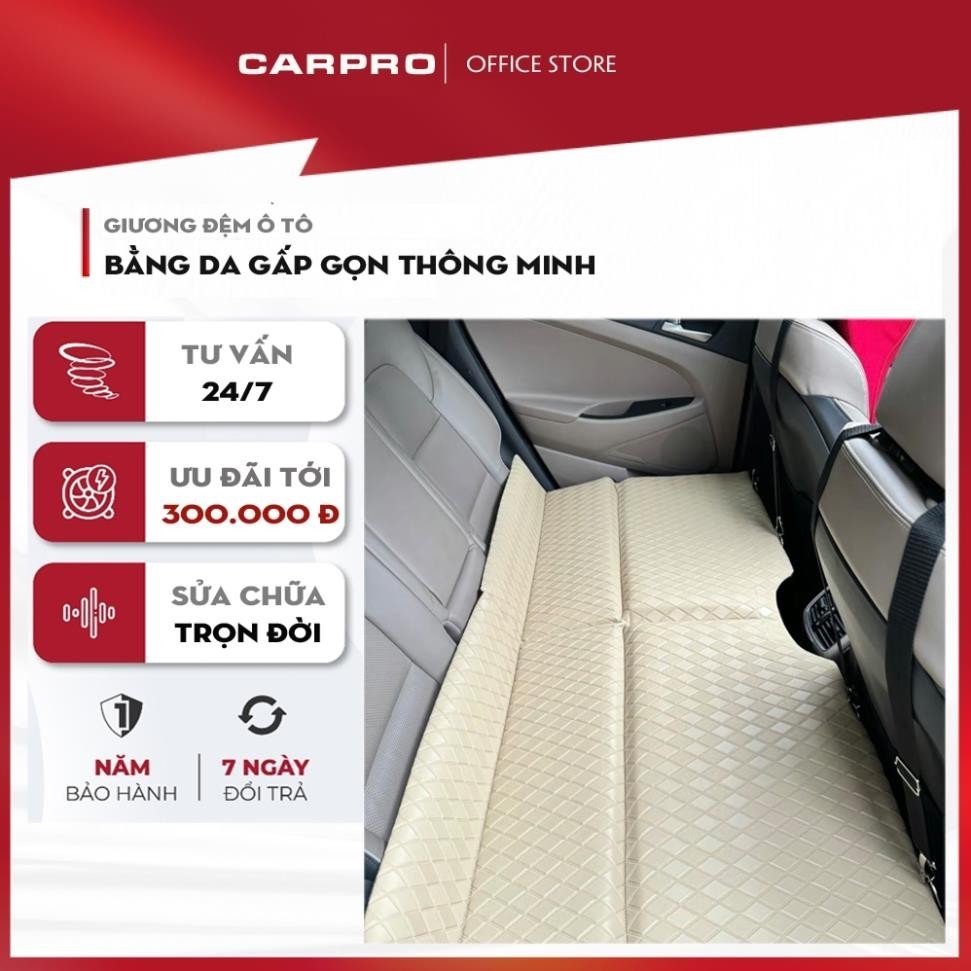Đệm ngủ ô tô 6 lớp bằng da gấp gọn thông minh, Nệm xe hơi nằm ngủ cho ...