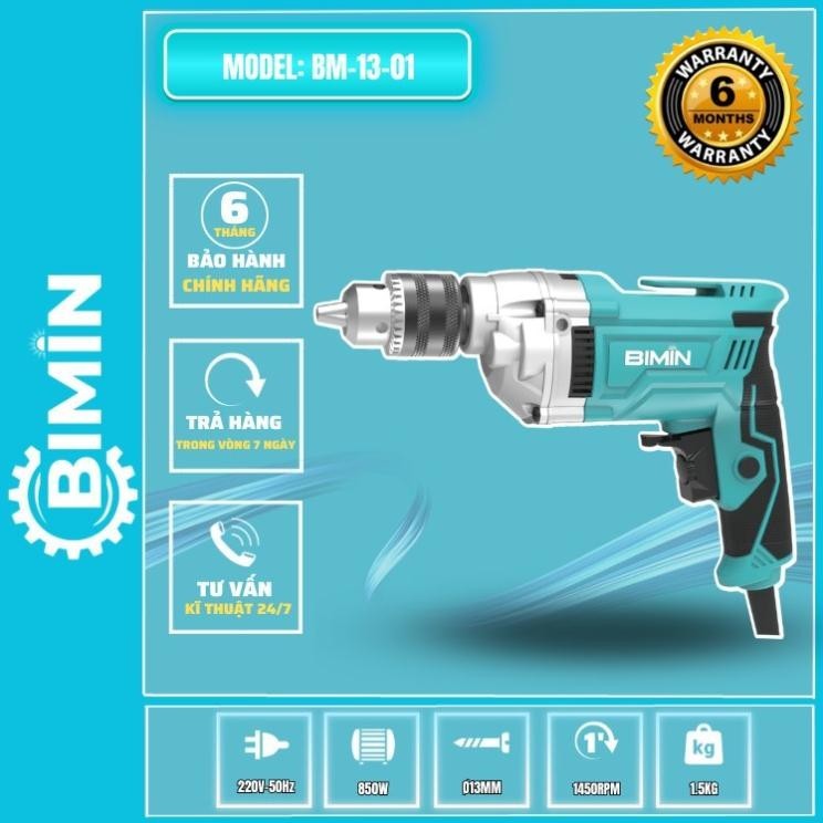 [CHÍNH HÃNG] Máy khoan điện Bimin BM13-01 | Shopee Việt Nam