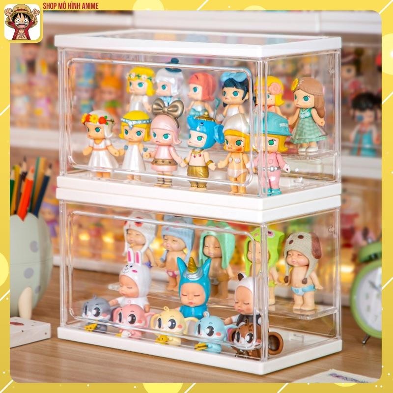 Hộp Trưng Bày Mô Hình PopMart, Nước Hoa, Tủ Kệ Mika Trong Suốt Chống Bám Bụi, Tủ Đa Năng Lưu Trữ ...