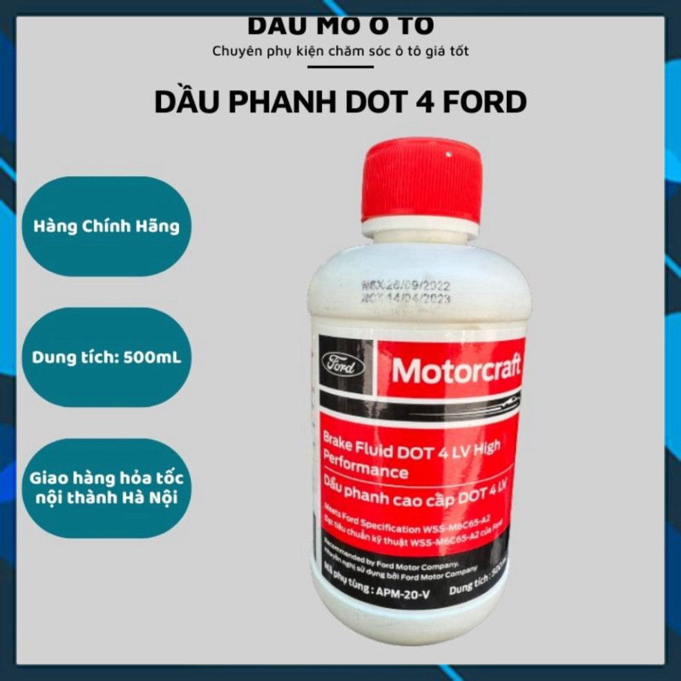 [Chính hãng] Dầu Thắng / Dầu Phanh DOT 4 FORD - Brake Fluid DOT 4 High ...