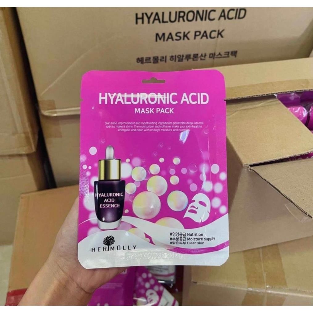 Mặt nạ tinh chất ngọc trai Hyaluronic acid mask pack - Hàn Quốc ...