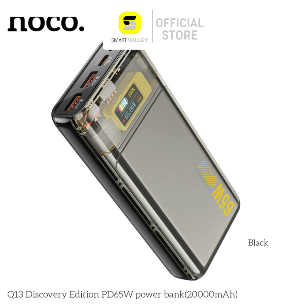 Pin Sạc Dự Phòng Hoco Q13, 20000mAh, Hỗ Trợ Sạc Nhanh 65W, Màn Hình Led Hiển Thị, Kèm Dây Cáp ...