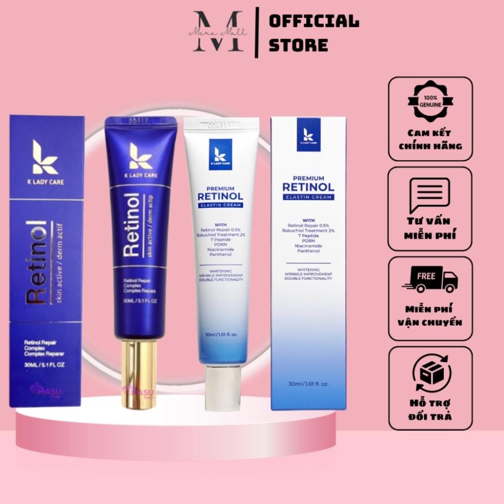 Retinol Bakuchiol K Lady Care Ngăn Ngừa Lão Hóa Hàn Quốc 30ml Căng