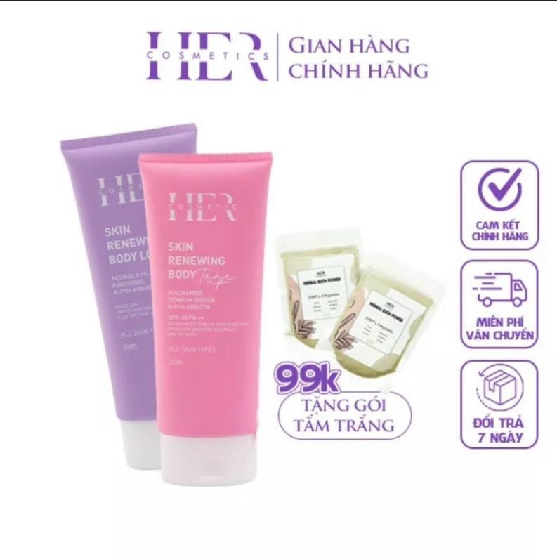 [Combo] Kem Skin Renewing Body Lotion & Tone Up 30 PA ++ | Shopee Việt Nam