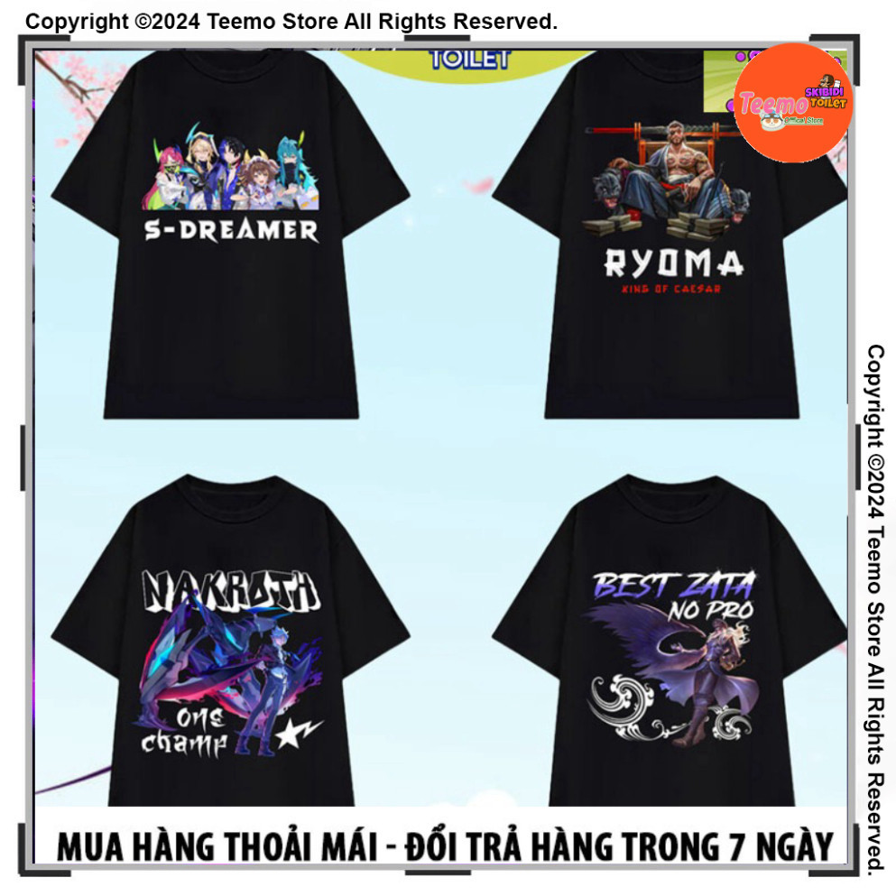 BST Áo thun ADTStore x Liên Quân Mẫu hình Nakroth Liên Quân Skin Thứ ...