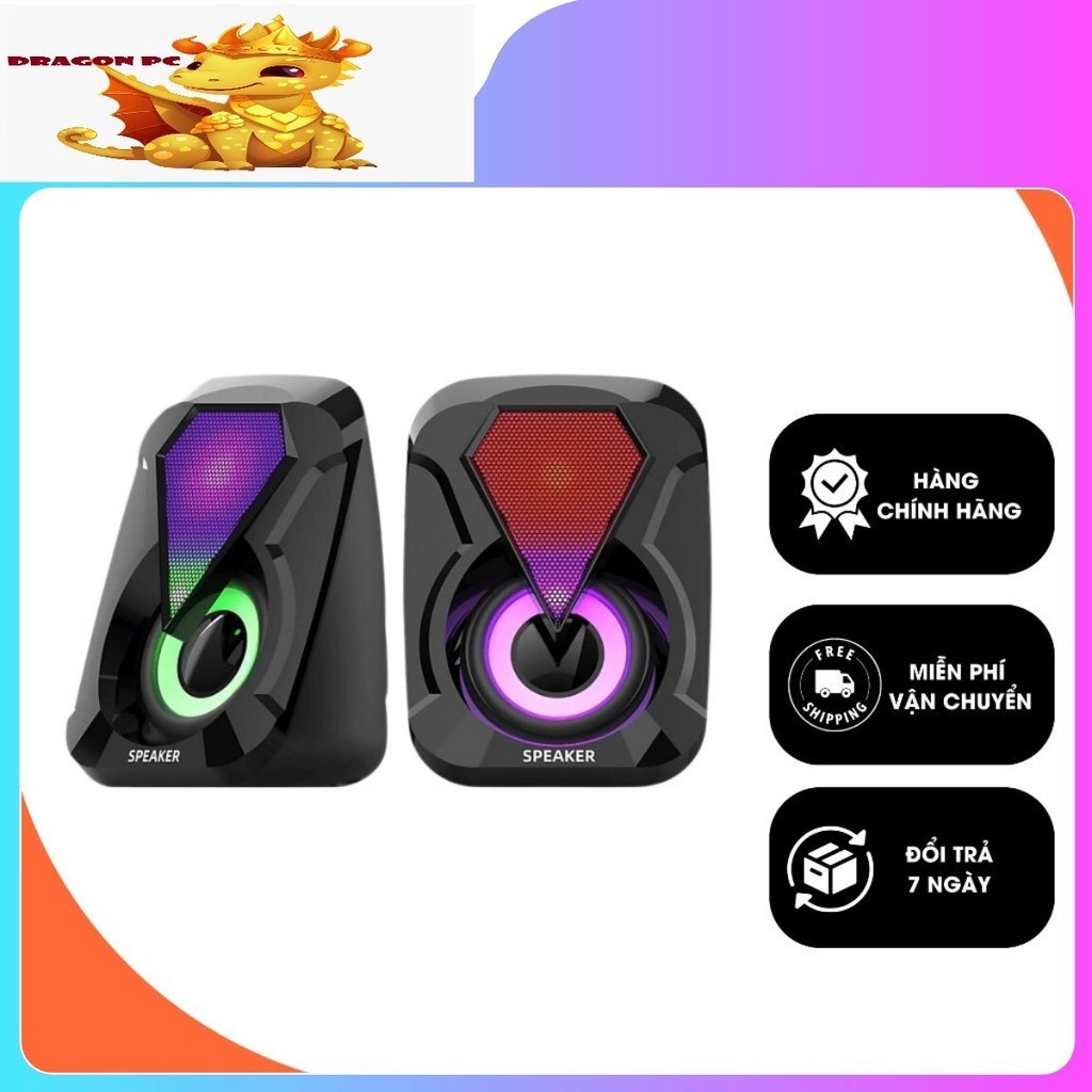 Loa Máy Tính Vi Tính Mini Laptop Loa LED 1046 Speaker 1053 Loa 2.1 ...