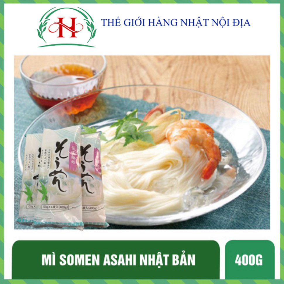 Mì Somen Asahi 400g Kobe Bussa - nội địa Nhật Bản | Shopee Việt Nam