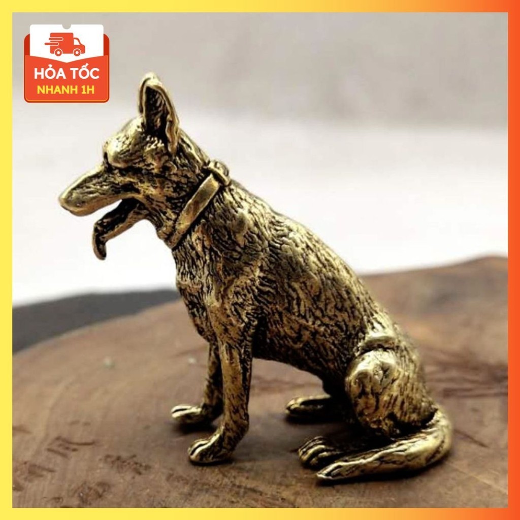Tượng Bằng Đồng Hình Con Chó Becgie (Kích cỡ: 3.8 x 4.0cm) | Shopee ...