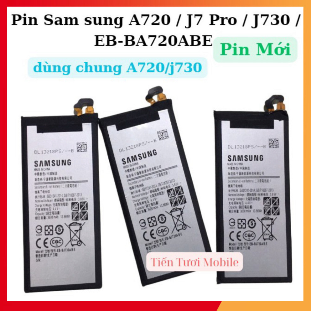 Pin Sam sung A720 / J7 Pro / J730 / EB-BA720ABE (Zin),mới zin | Shopee ...