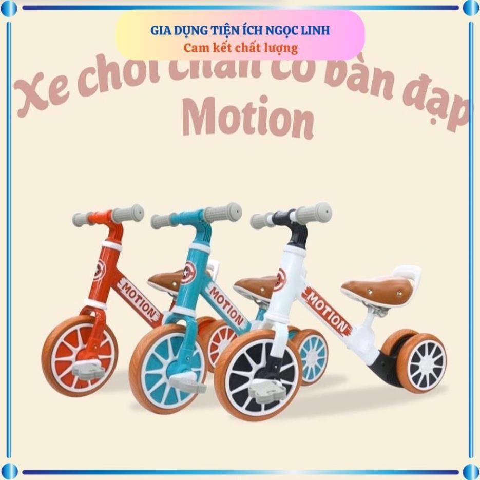 Xe chòi chân kiêm xe đạp cho bé Motion Xe thăng bằng khung thép ghế da ...