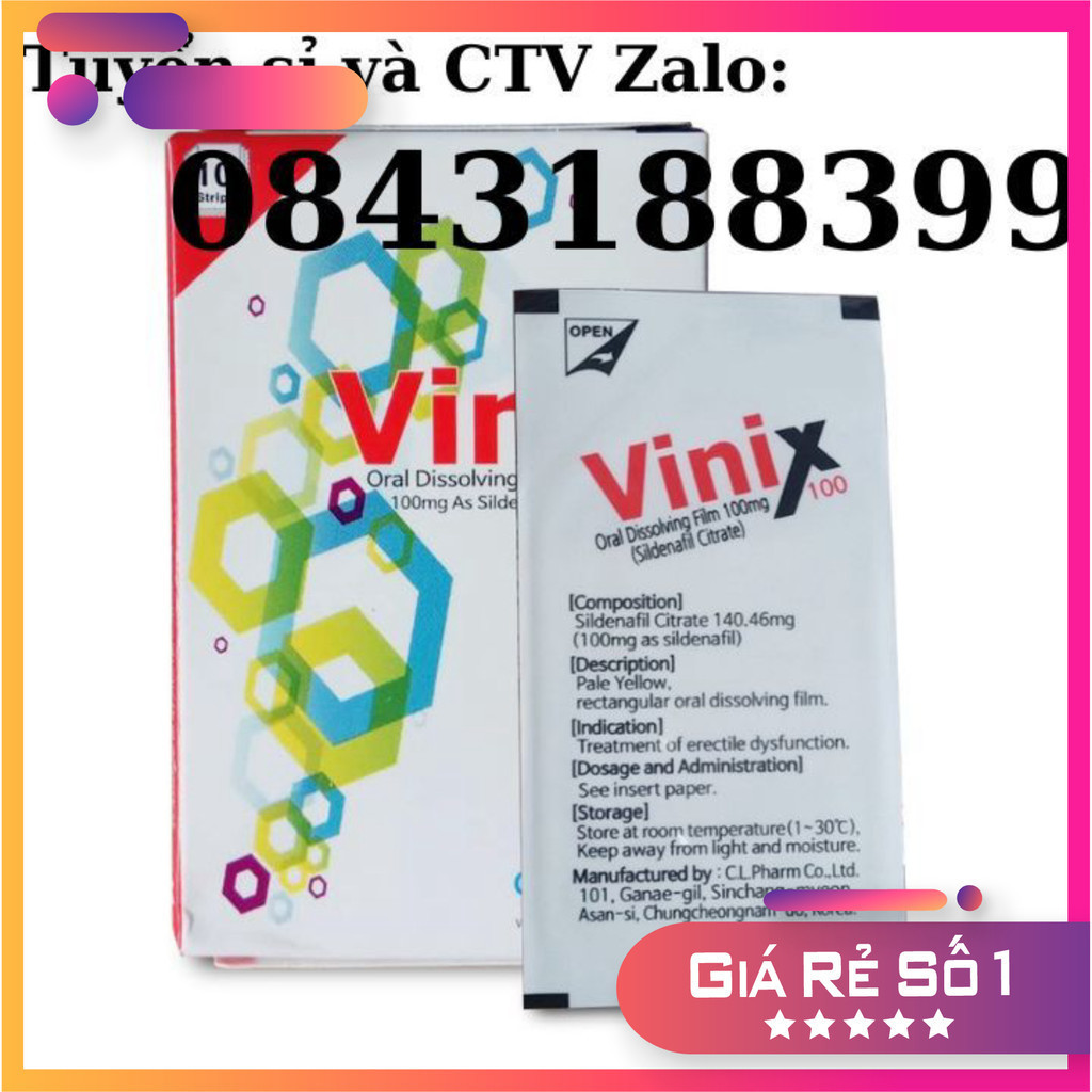 1 Tem ViniX100 Hàn Quốc Tem (chính hãng CL Pharm-Korea) | Shopee Việt Nam