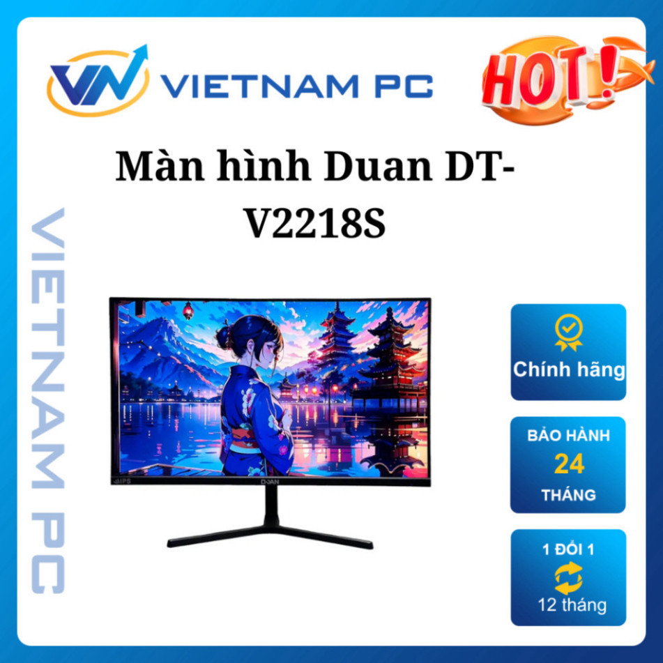 MÀN HÌNH DUAN 22 ICNH DT-V2218S 75HZ (22 ICNH/75Hz/2ms/VA/FHD/HDMI+VGA) | Shopee Việt Nam