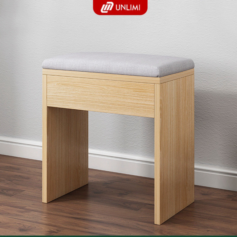 Ghế bàn trang điểm bàn phấn ghế sofa ghế đi giày gỗ mặt đệm phong cách ...
