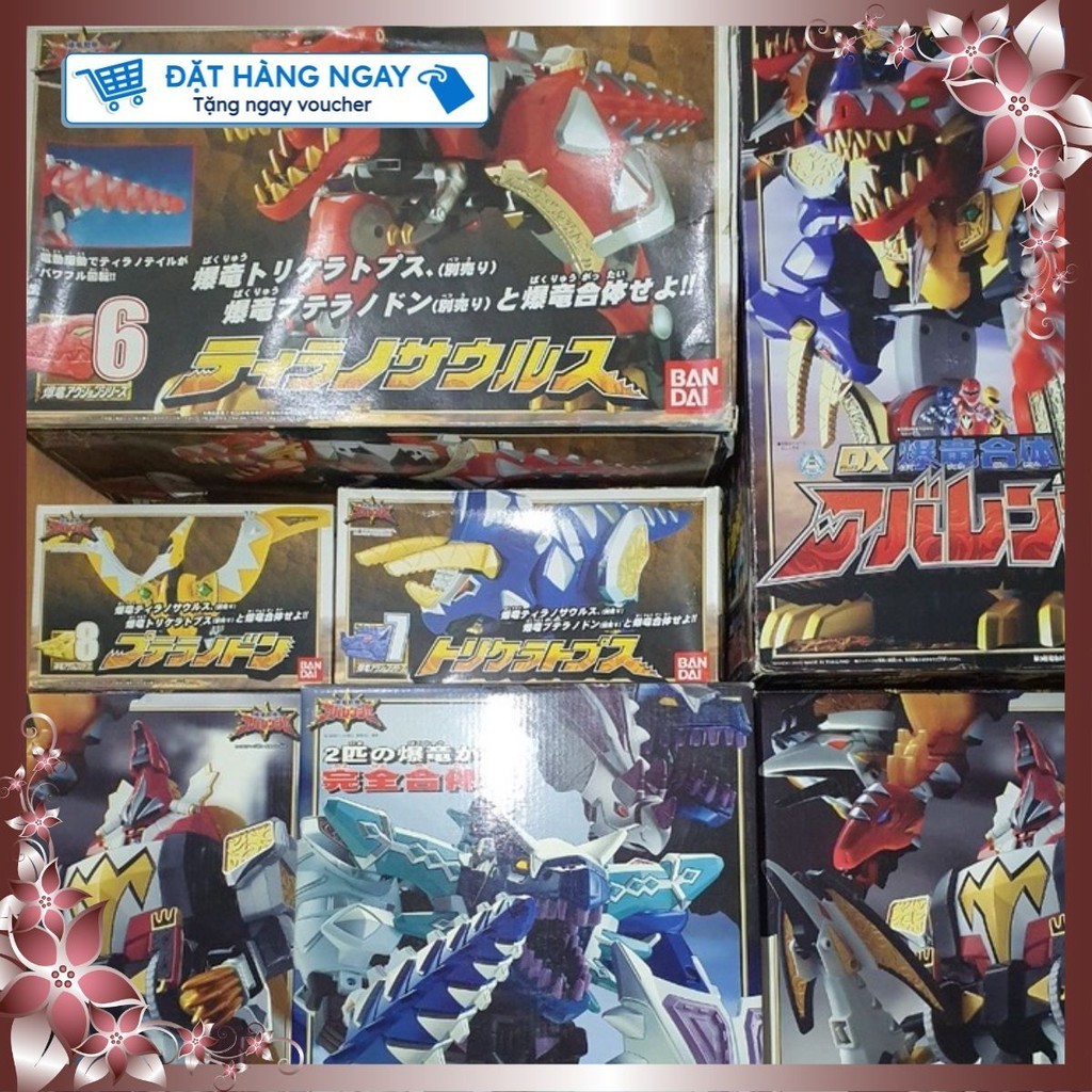 ( Xả lỗ ) Dx Abaranger 2003 | Đồ Chơi Siêu Nhân Khủng Long, Bakuryuu Sentai Abaranger | Bandai ...