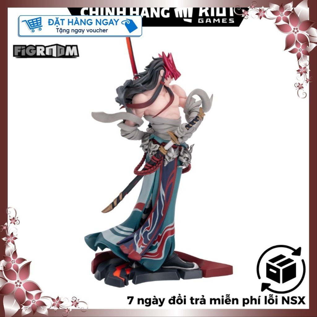( Hàng Hot ) Mô hình LoL Yone Unlocked Statue 28cm Chính hãng Riot ...