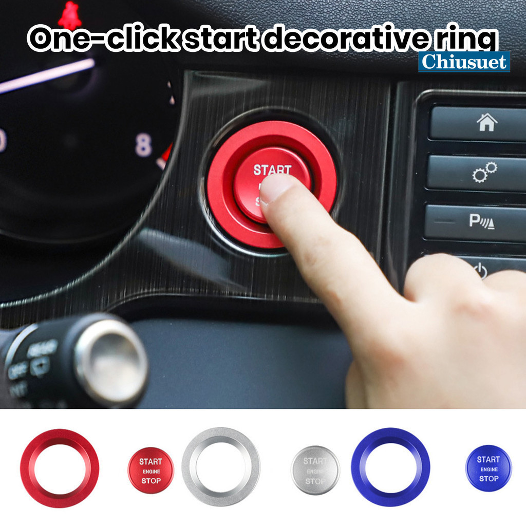 Chiusuet- Start Stop Engine Push Button Sticker Phụ kiện ô tô Tự dính ...