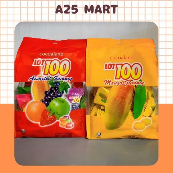 Kẹo Dẻo Trái Cây Lot 100 Malaysia Gói 150g/ 320g | Shopee Việt Nam