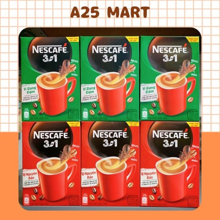 Cà Phê Nescafe 3in1 Hộp 288g (18gói x 16g) | Shopee Việt Nam