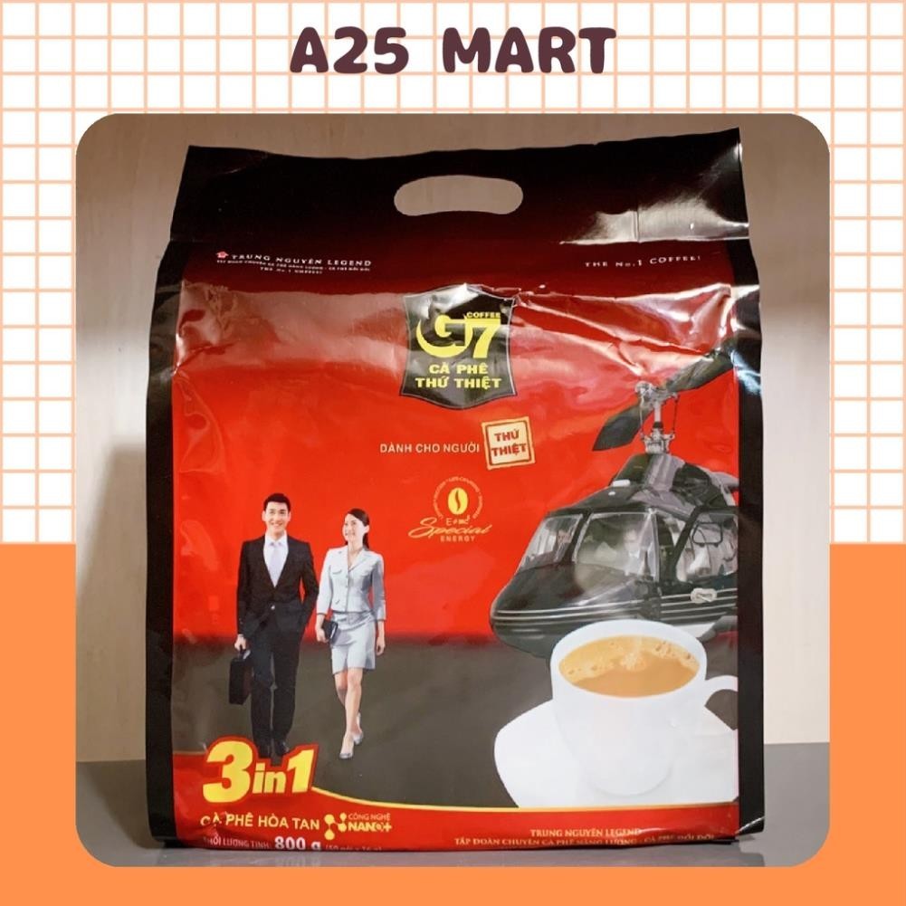 Cà Phê Sữa Hòa Tan G7 Bịch 800g (50 Gói x 16g) | Shopee Việt Nam