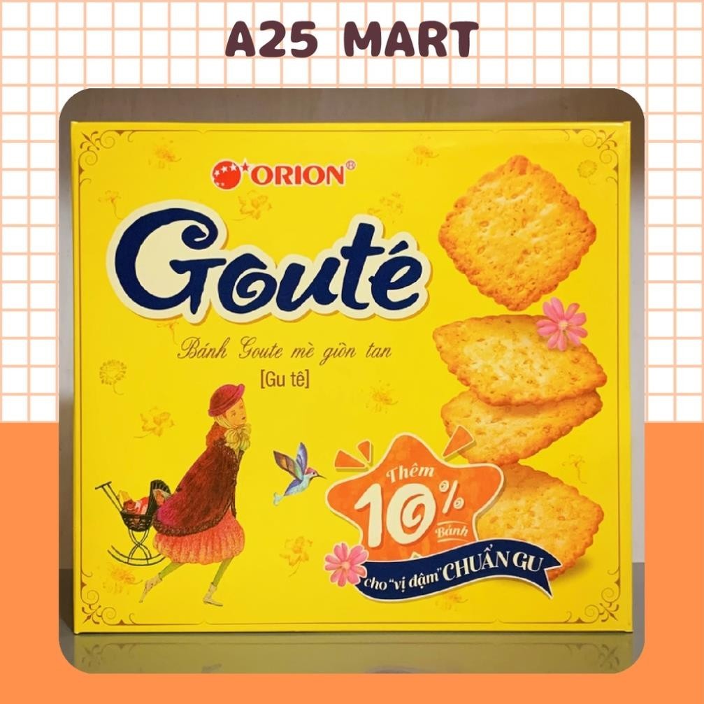 Bánh Goute Mè Giòn Tan Orion Hộp 158.4g/ 316.8g | Shopee Việt Nam