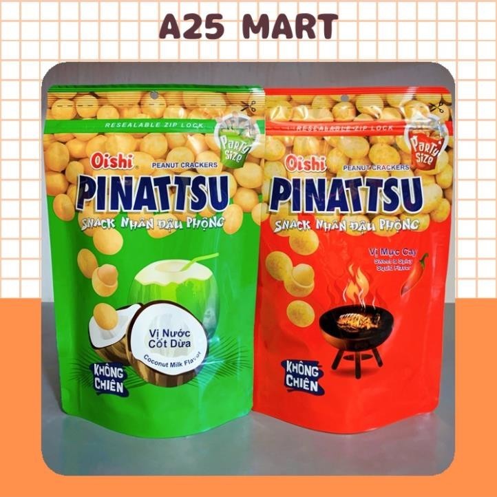 Đậu Phộng Oishi Pinattsu Vị Nước Cốt Dừa/ Mực Cay Gói 85g | Shopee Việt Nam
