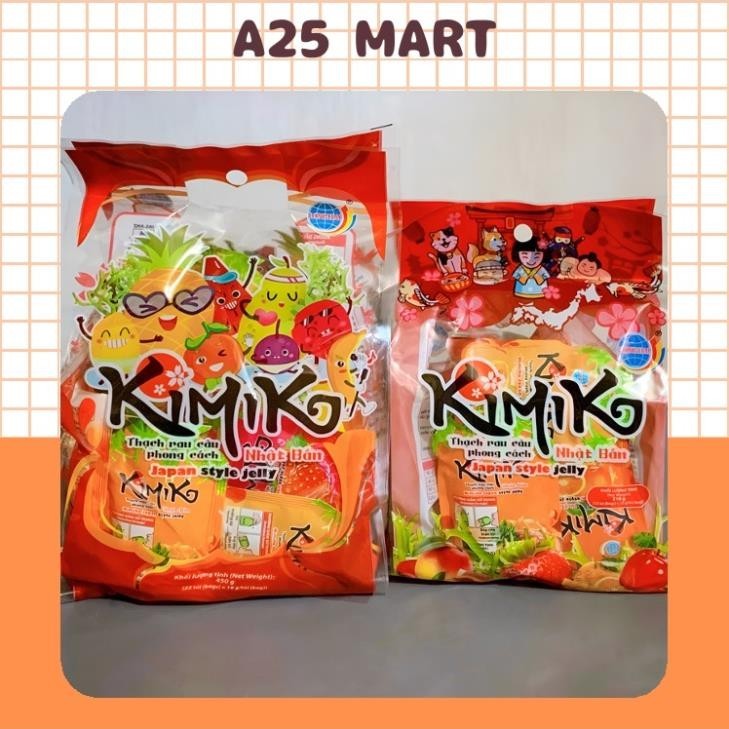 Thạch Rau Câu Long Hải Kimiko Gói 216g (12 Cái x 18g) | Shopee Việt Nam