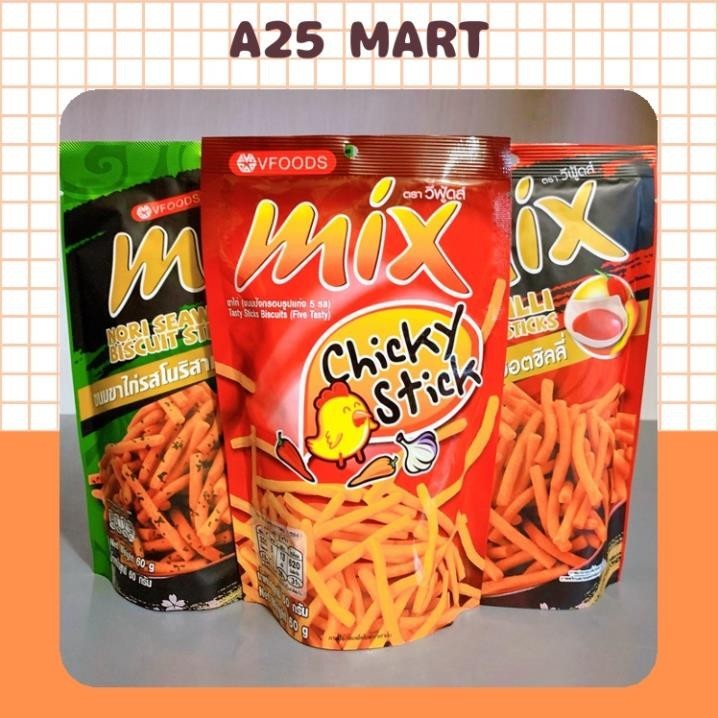 Snack Bim Bim Que Mix Vfoods Thái Lan Gói 60g | Shopee Việt Nam